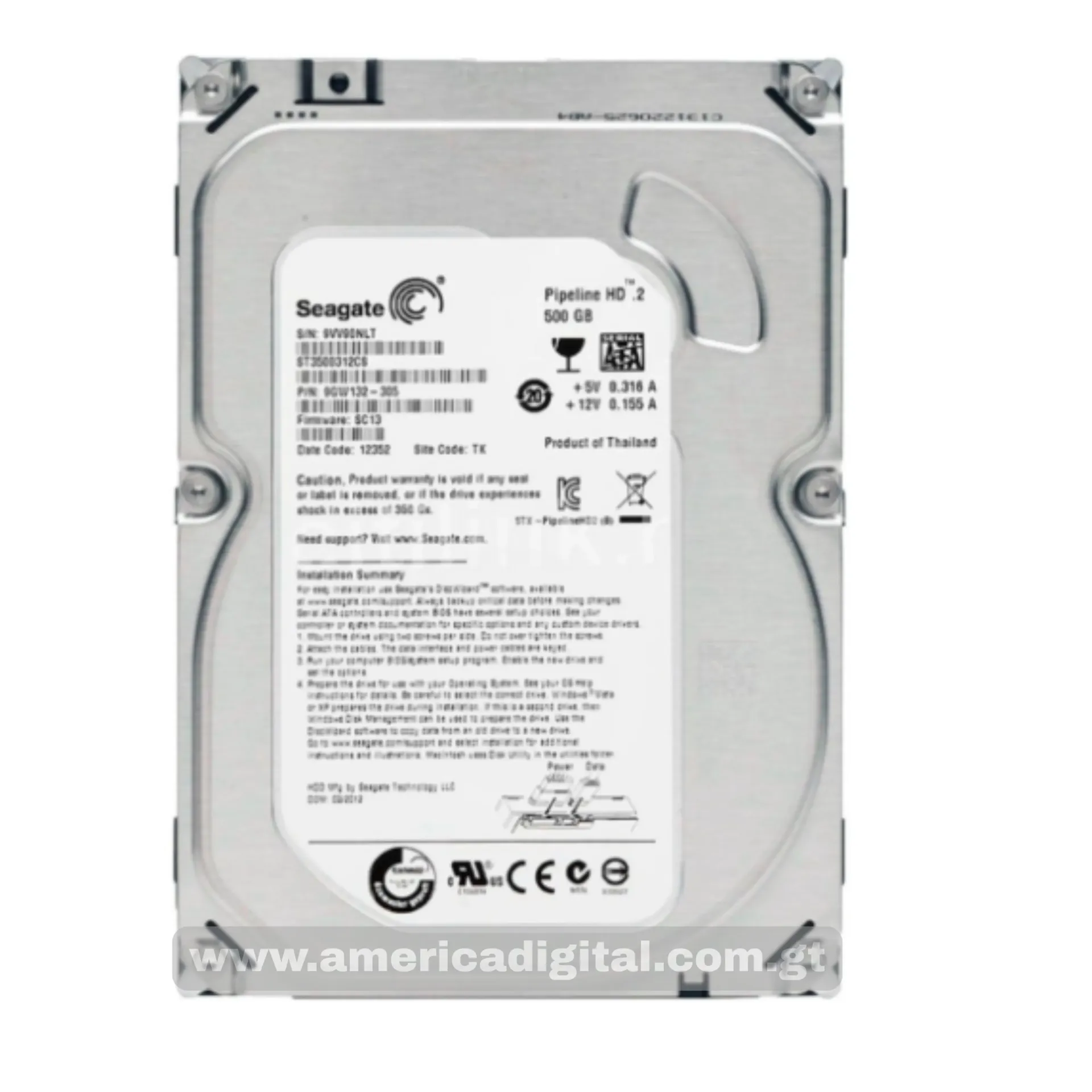 Disco Duro de 500G Seagate HDD | AMERICA DIGITAL